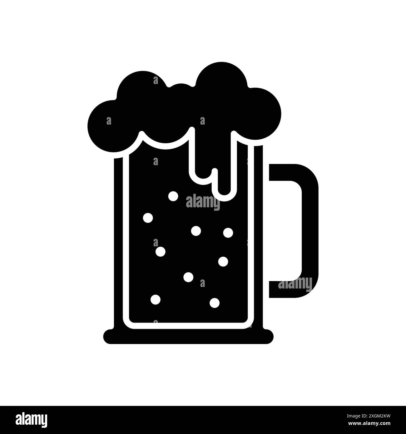 beer icon vector design template in white background Stock Vector Image ...