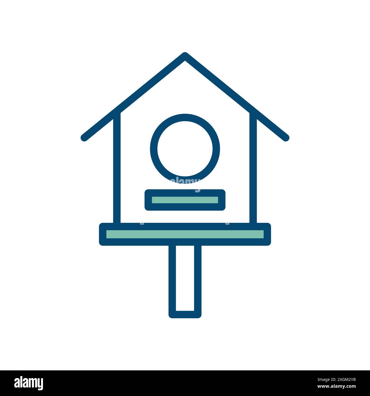 bird house icon vector design template in white background Stock Vector ...