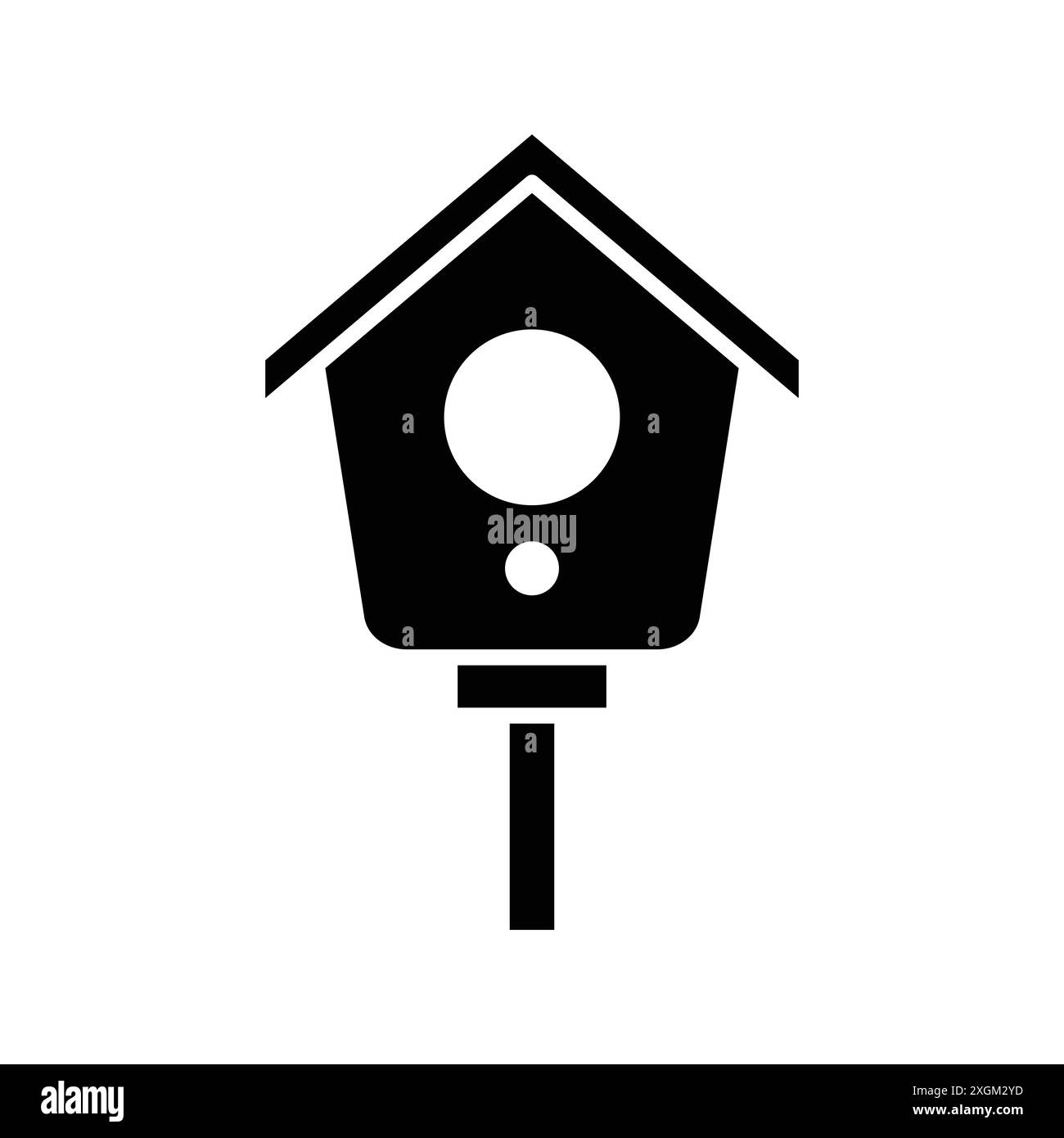 Bird in birdhouse cartoon Cut Out Stock Images & Pictures - Alamy