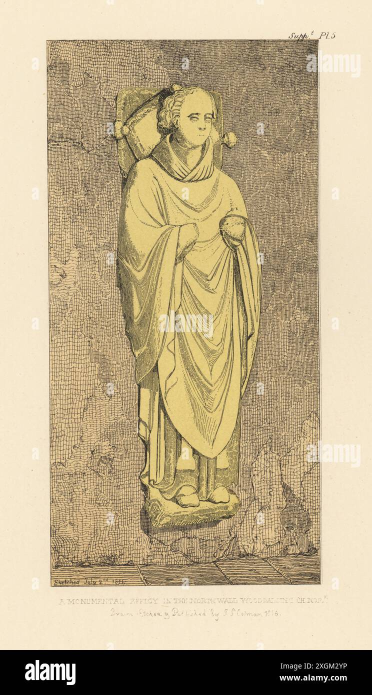 Unknown priest in chasuble and altar vestments, 14th century. Later ...