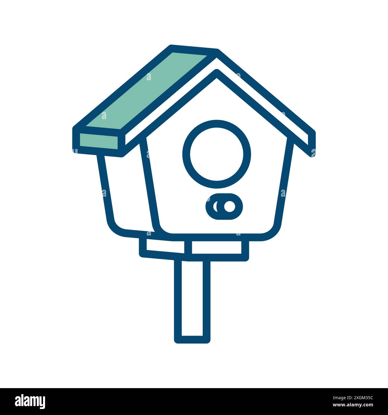 bird house icon vector design template in white background Stock Vector ...