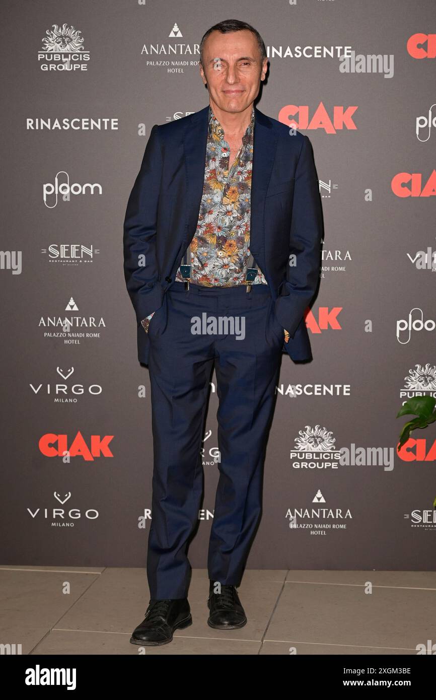 Rome, Italy. 09th July, 2024. Valerio Aprea attends the Ciak d'Oro 2024 ...