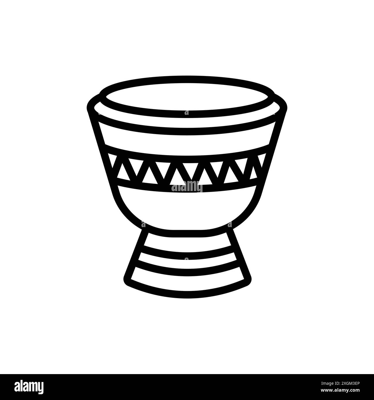 bongo drum icon vector design template in white background Stock Vector ...