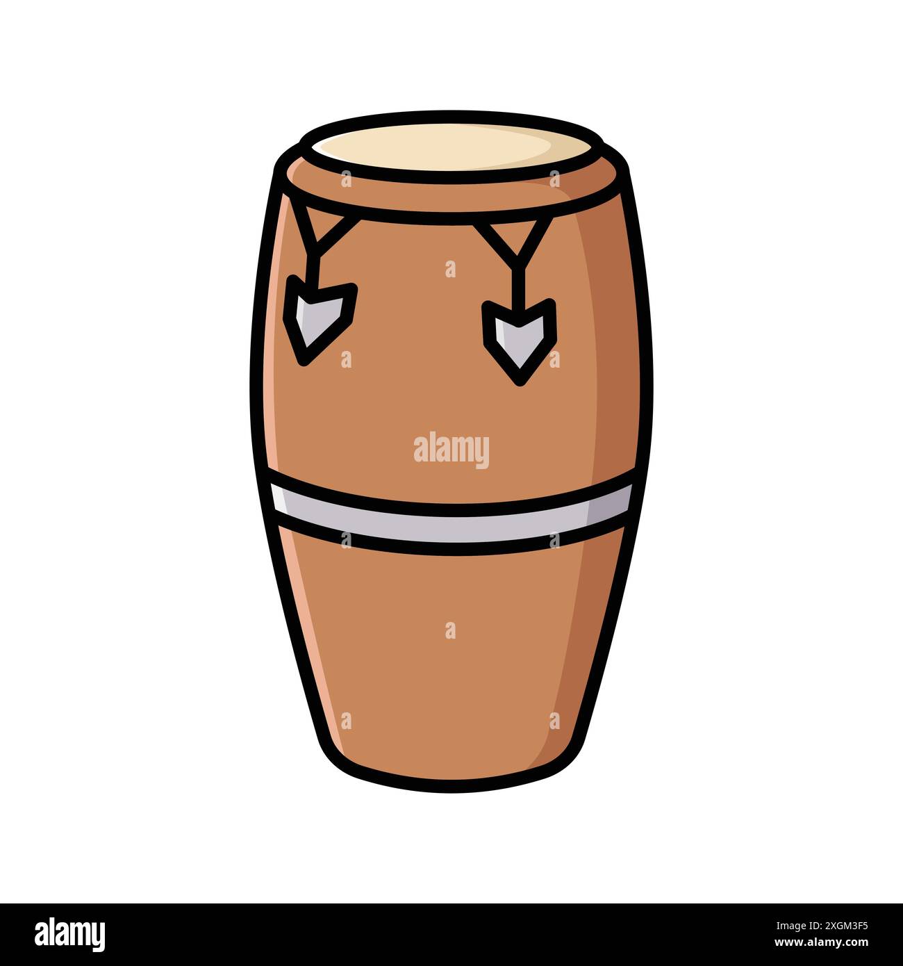 bongo drum icon vector design template in white background Stock Vector ...