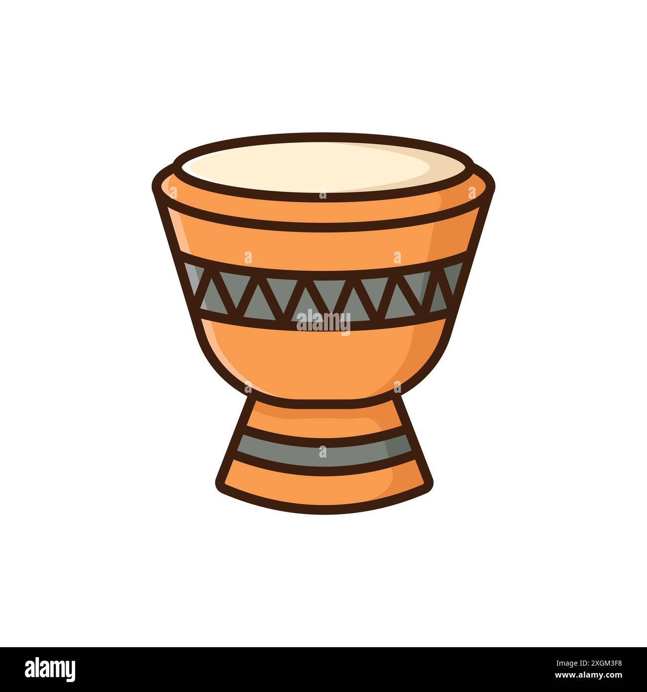 bongo drum icon vector design template in white background Stock Vector ...