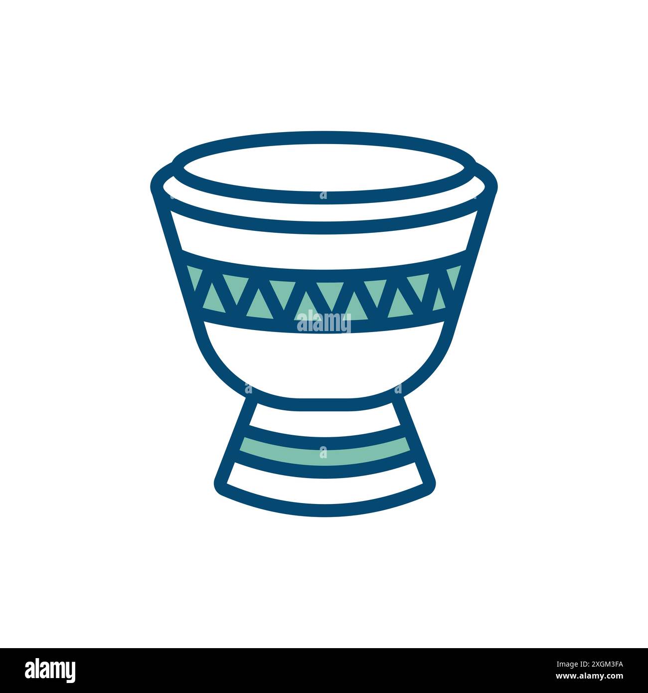 bongo drum icon vector design template in white background Stock Vector ...