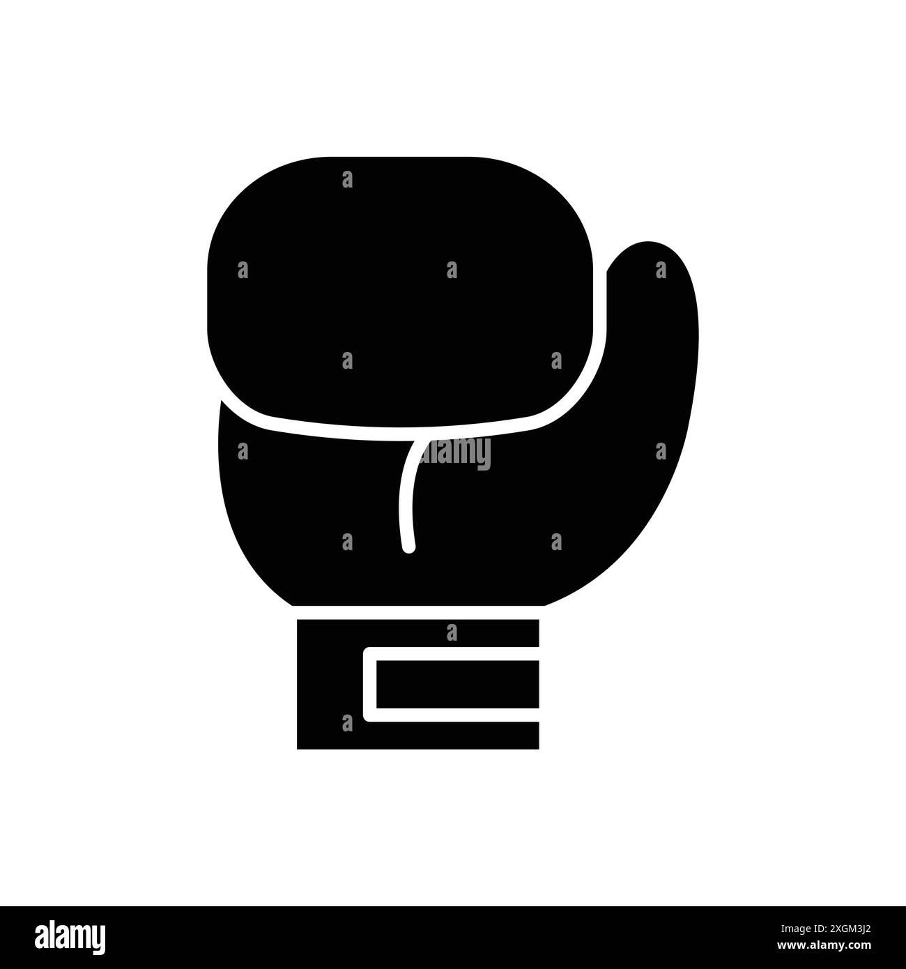 Cartoon boxing glove Black and White Stock Photos & Images - Alamy