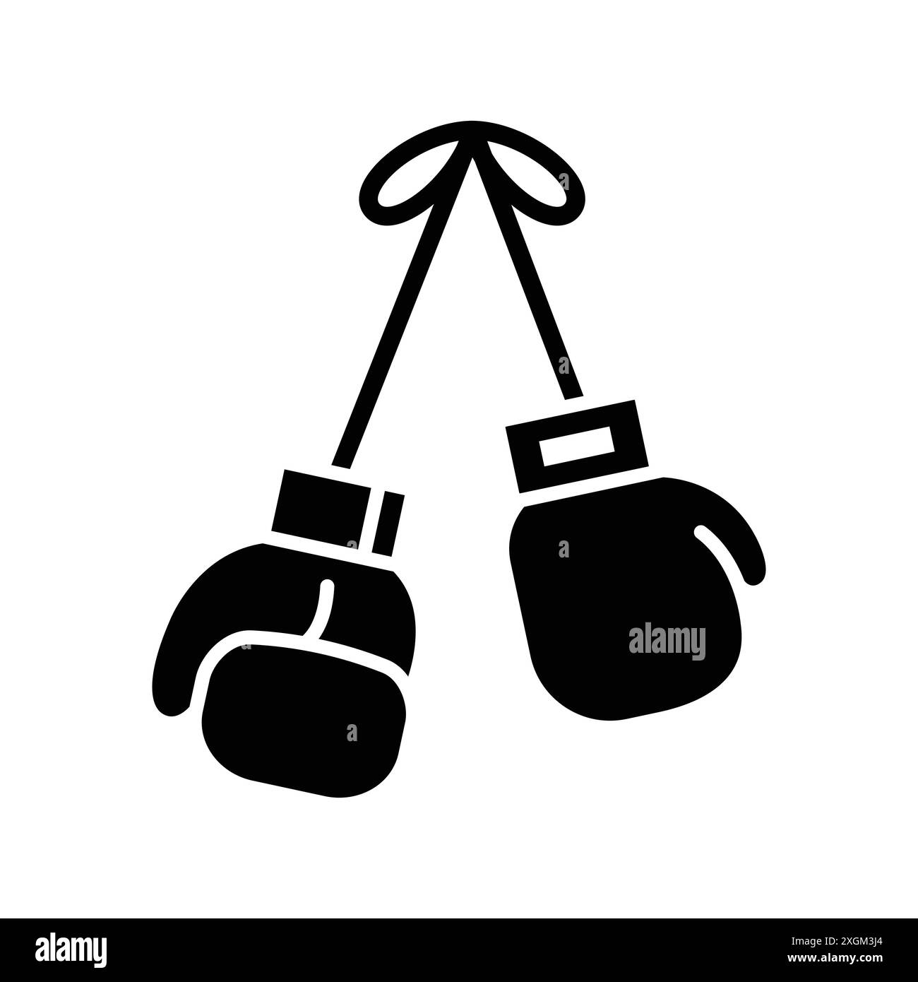 Cartoon boxing match Black and White Stock Photos & Images - Alamy