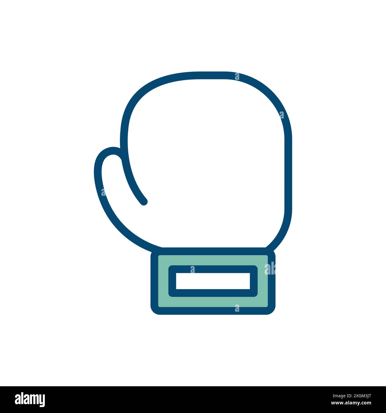 boxing glove icon vector design template in white background Stock ...