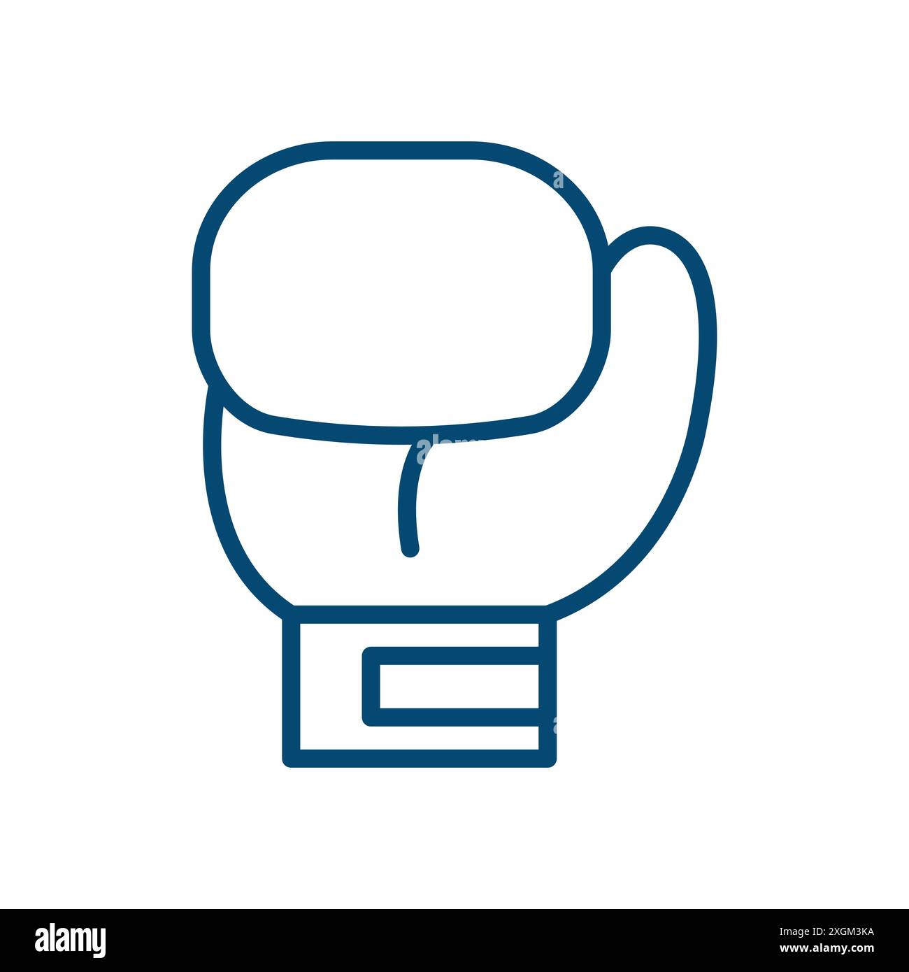 Fighter in red boxing gloves Stock Vector Images - Alamy