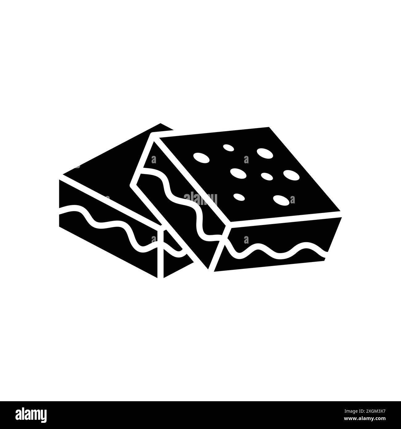 brownies icon vector design template in white background Stock Vector ...