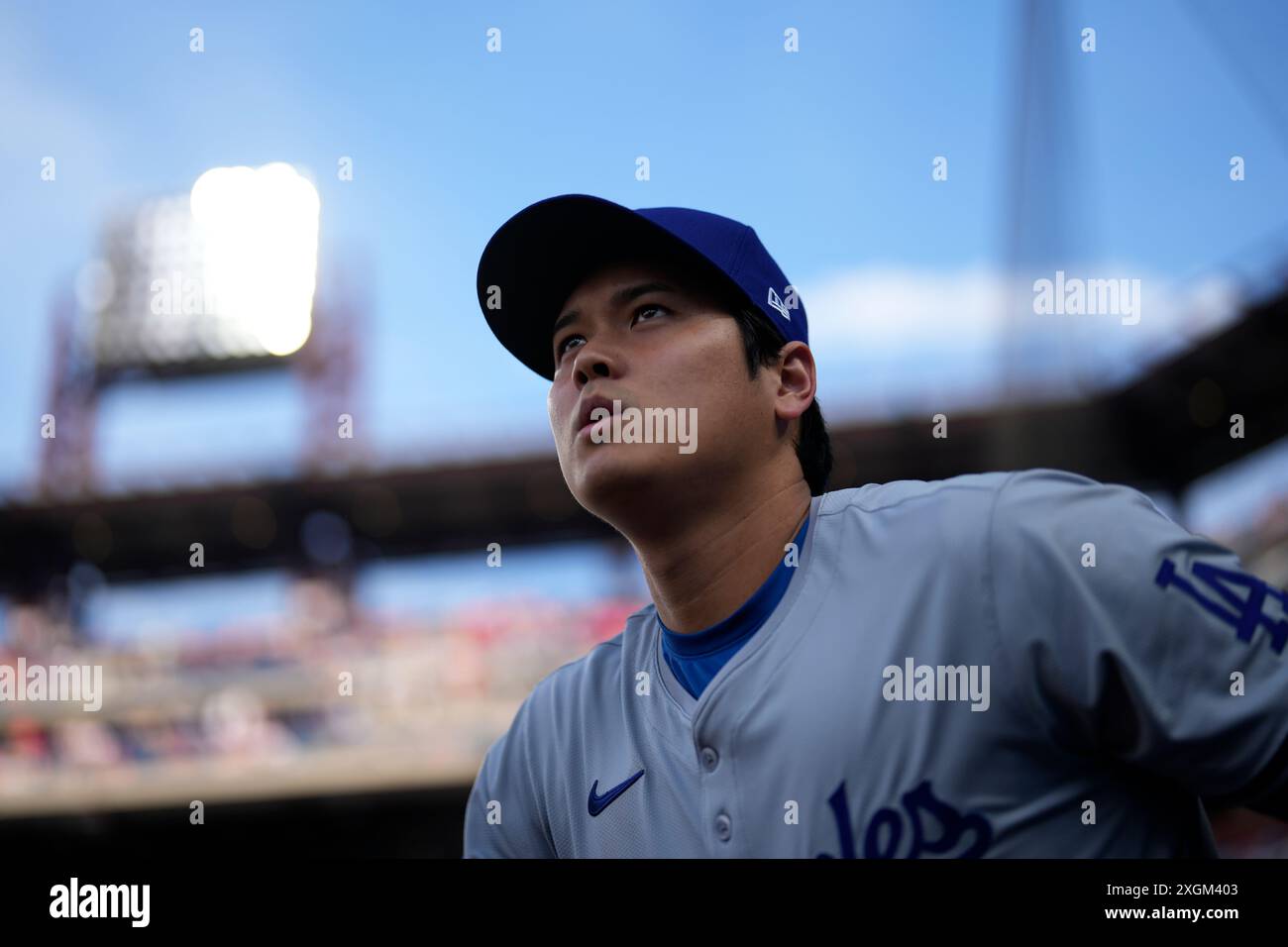 Los Angeles Dodgers' Shohei Ohtani prepares for a baseball game ...