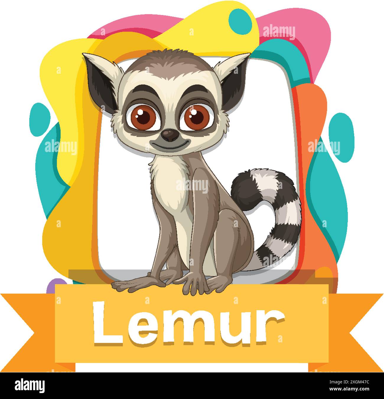 Colorful lemur Cut Out Stock Images & Pictures - Alamy