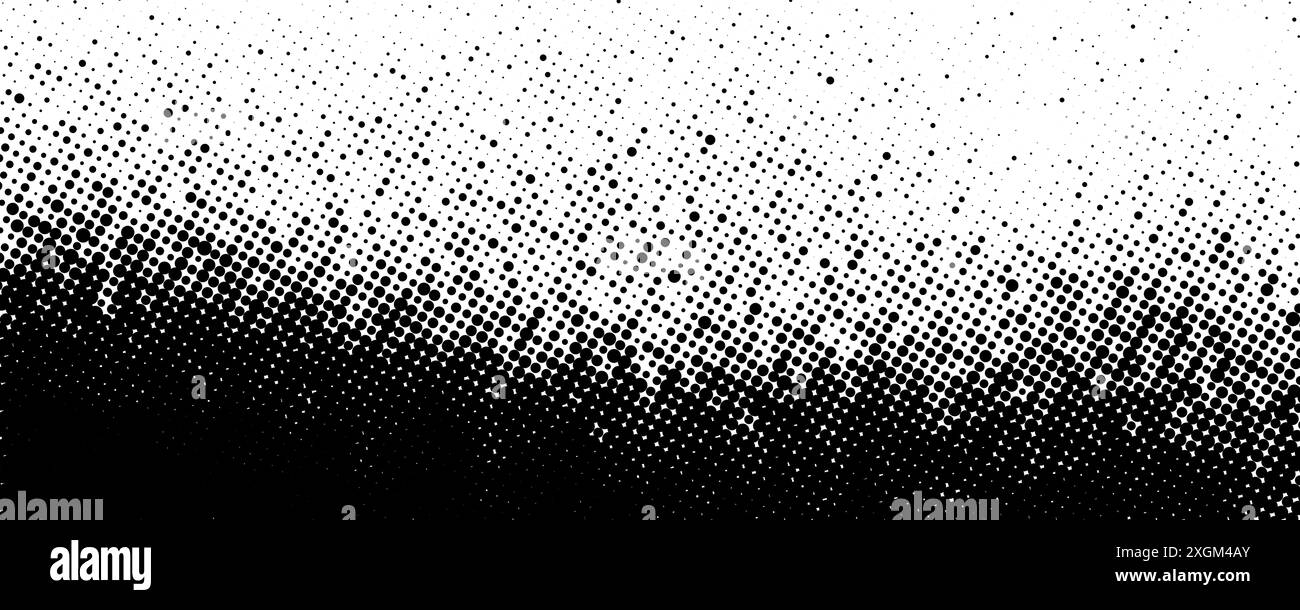 Halftone gritty noise texture. Grunge grit pixel gradient background ...