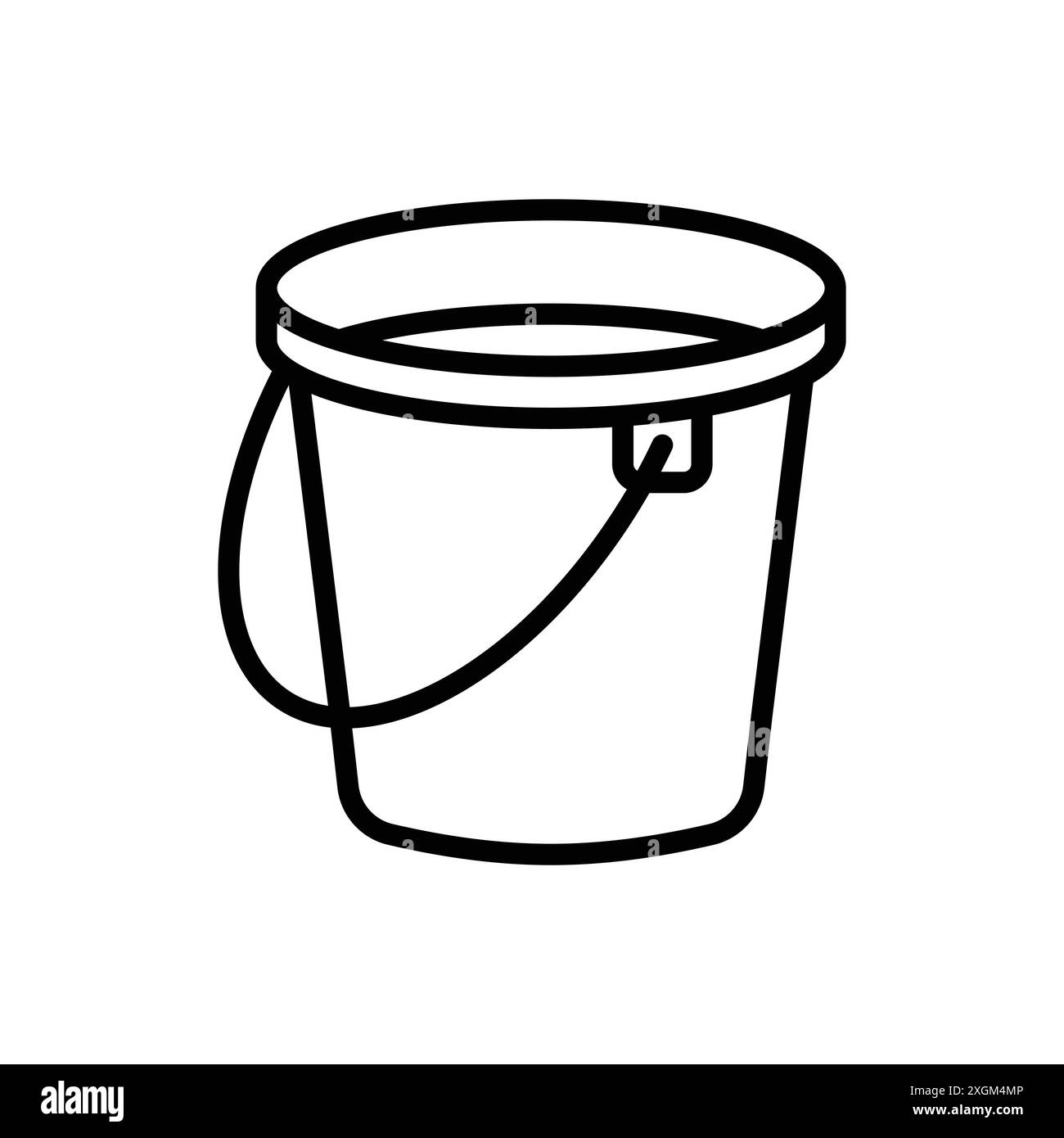 bucket icon vector design template in white background Stock Vector ...