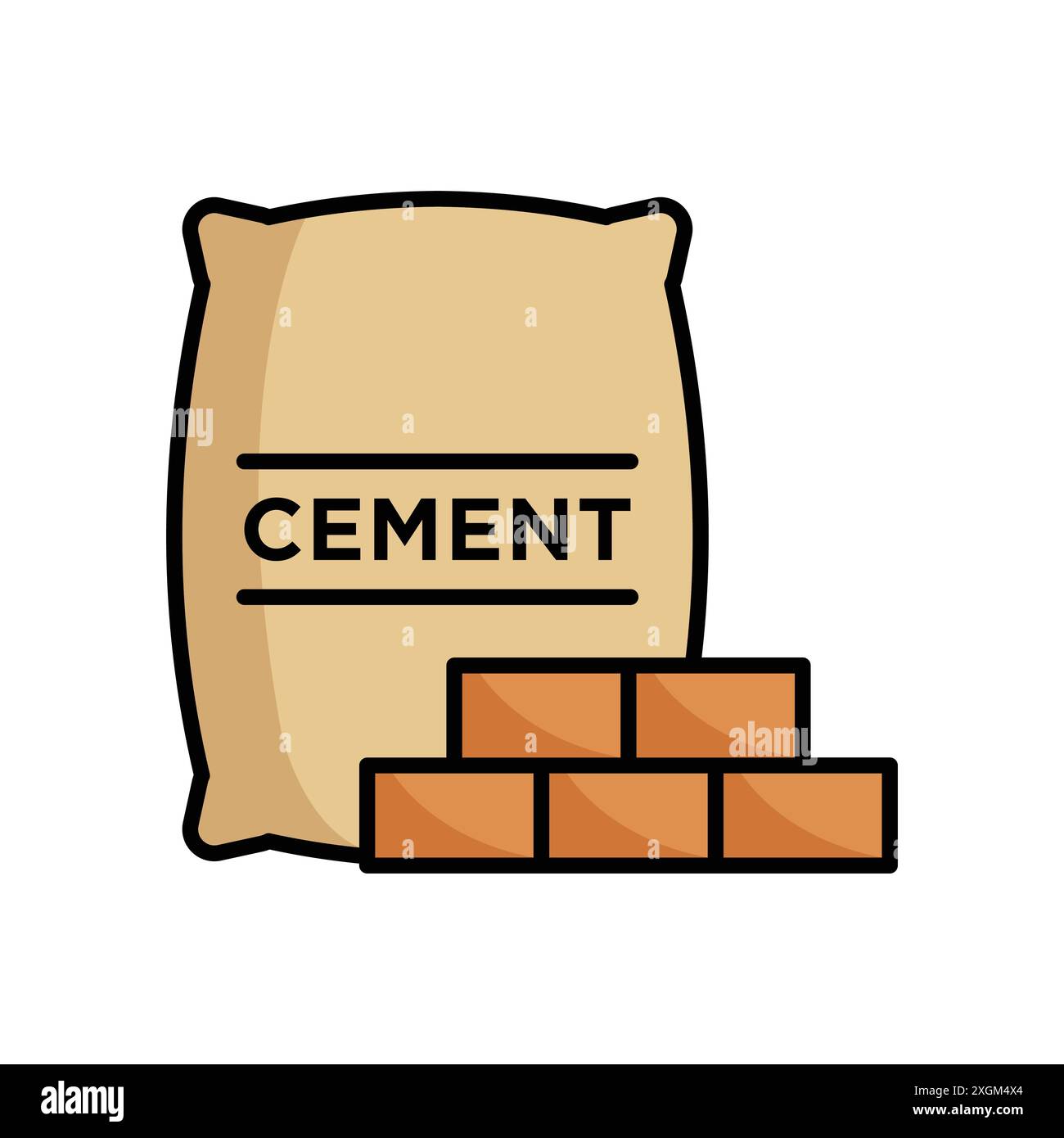 cement icon vector design template in white background Stock Vector ...