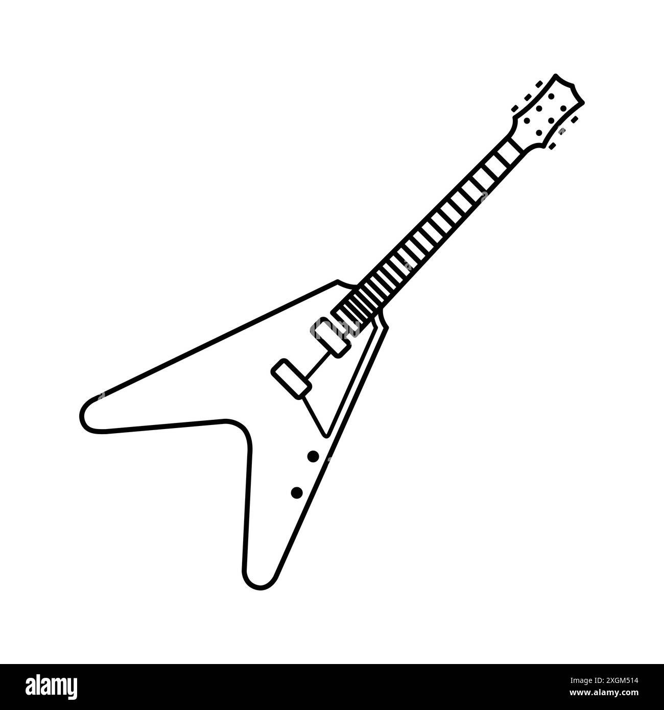 electric guitar icon vector design template in white background Stock ...