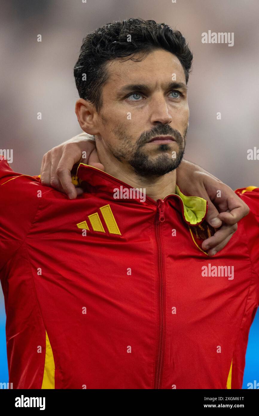 Munich, Germany. 10th July, 2024. Jesus Navas of Spain during the 2024 ...