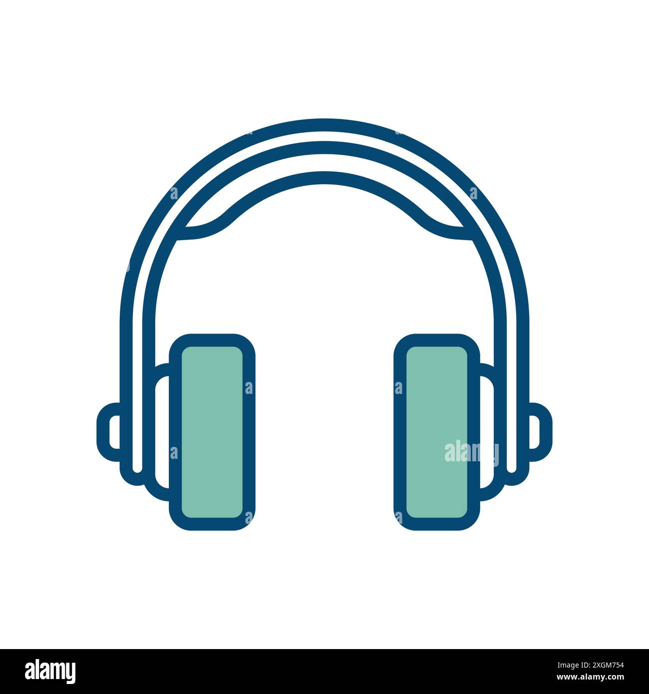 headphone icon vector design template in white background Stock Vector ...