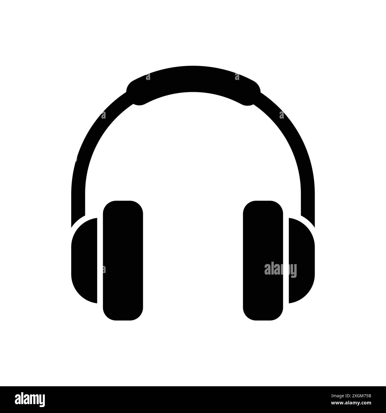 headphone icon vector design template in white background Stock Vector Image & Art - Alamy