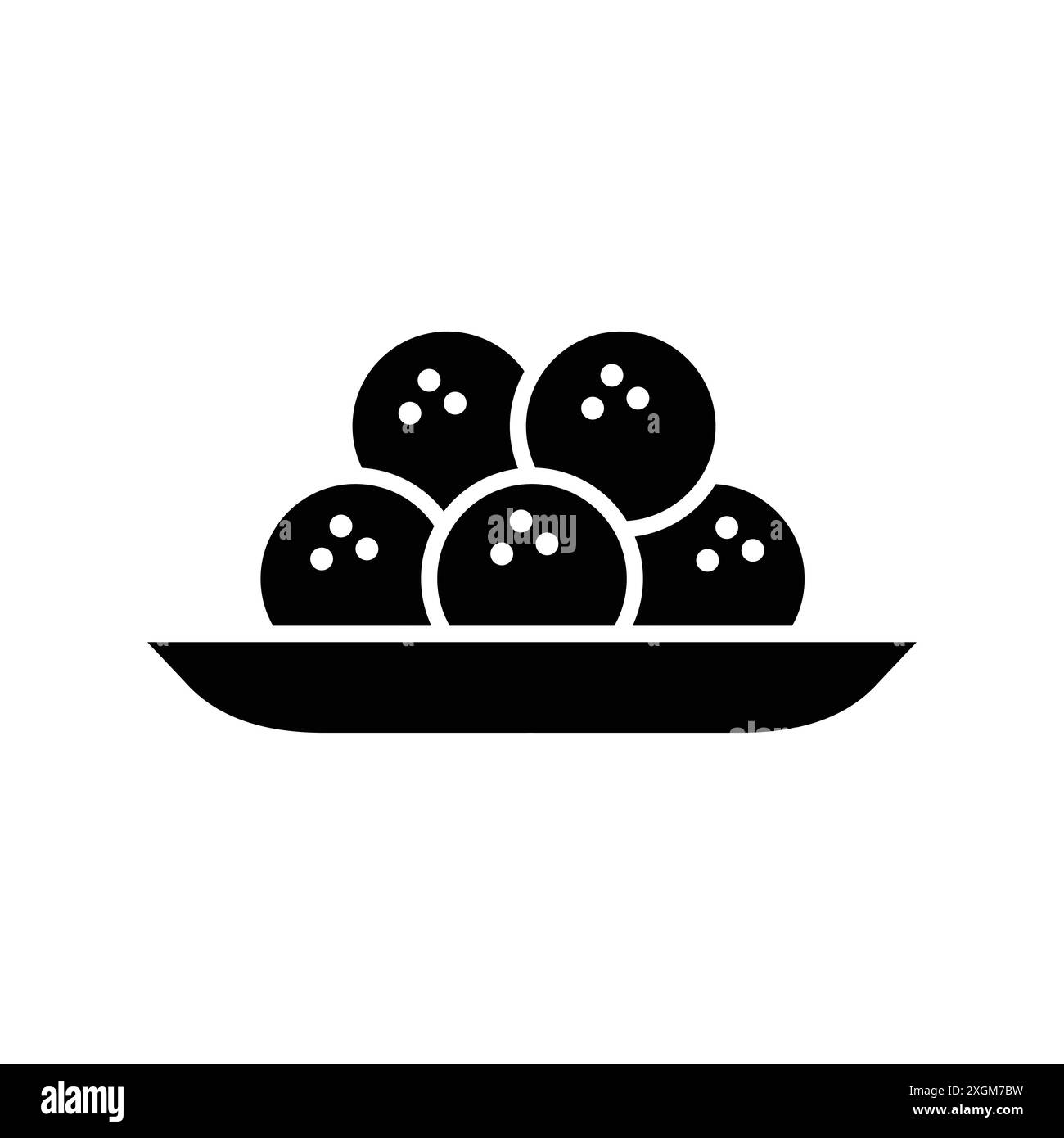 meatballs icon vector design template in white background Stock Vector ...