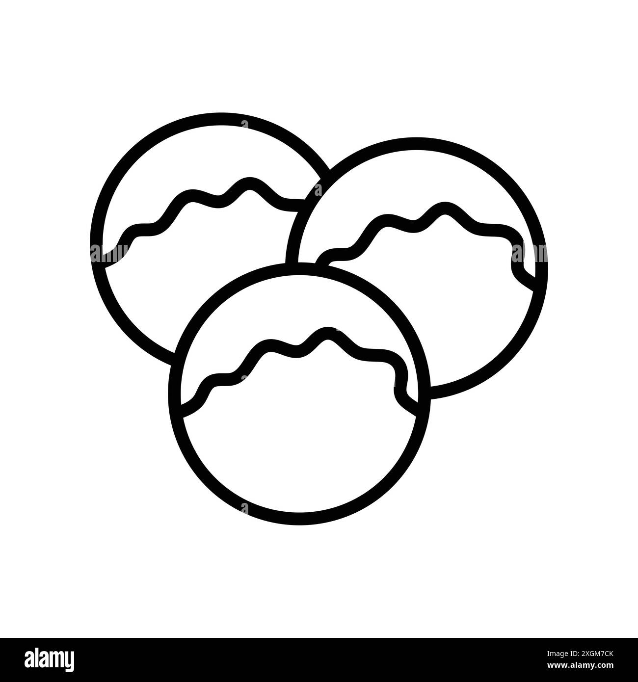 meatballs icon vector design template in white background Stock Vector ...