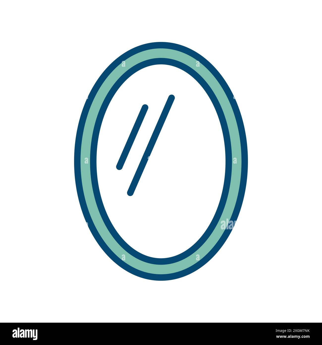 mirror icon vector design template in white background Stock Vector ...