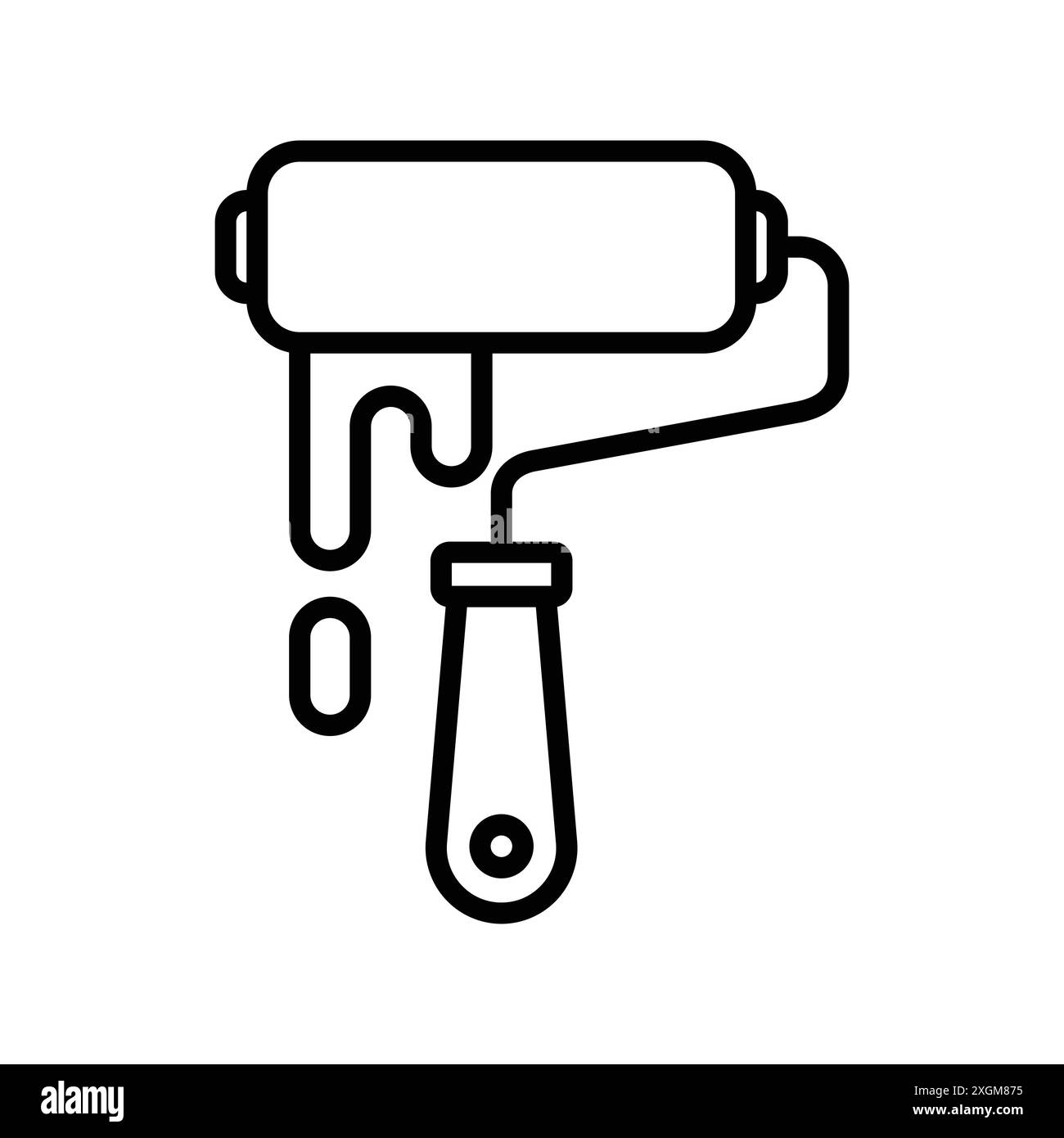 paint roller icon vector design template in white background Stock ...