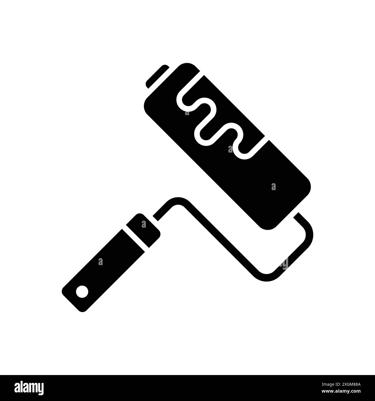 paint roller icon vector design template in white background Stock ...