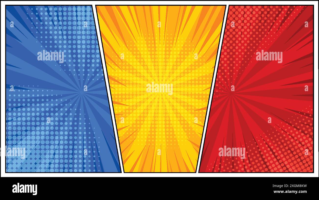 Comic panels Stock Vector Images - Alamy