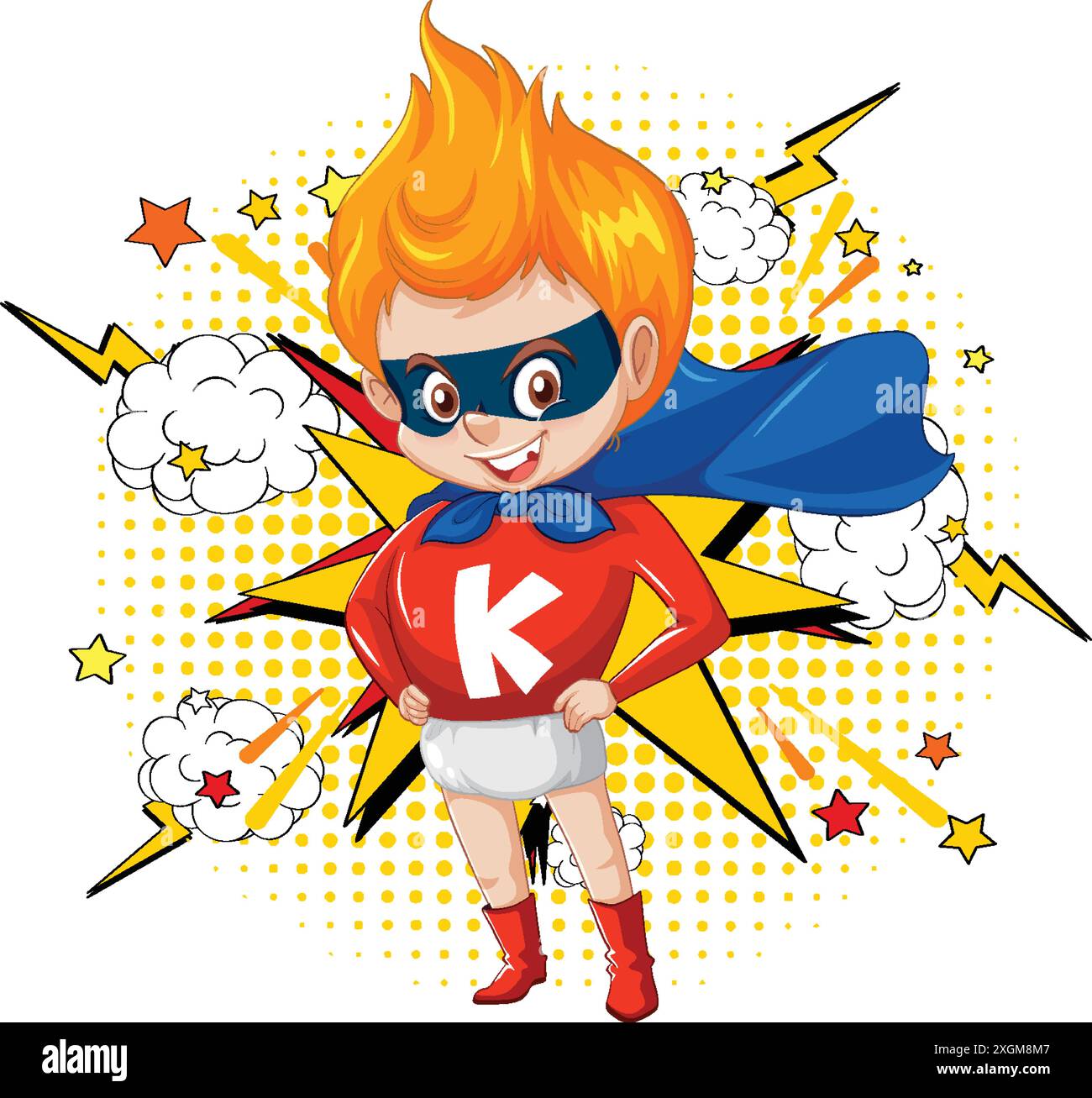 Animated superhero Stock Vector Images - Alamy