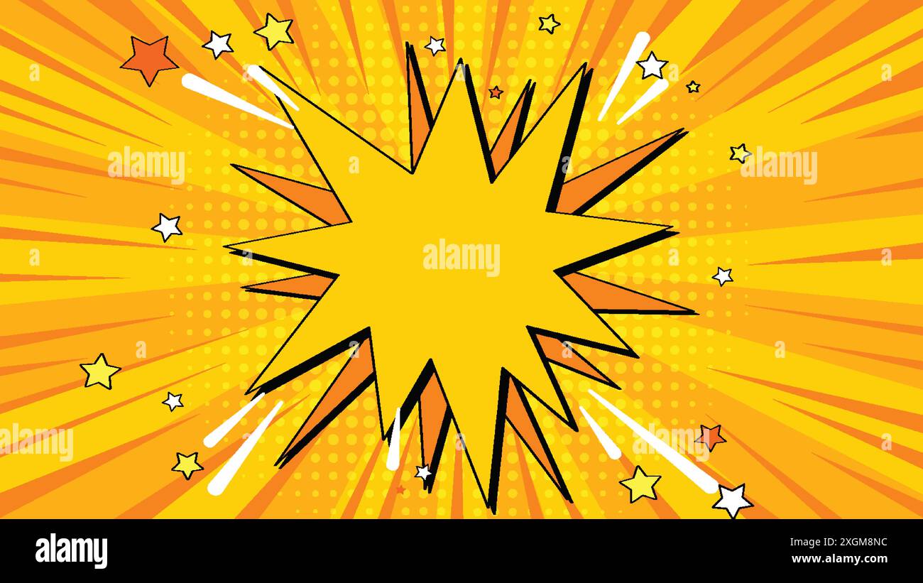 Cartoon explosion visual effect Stock Vector Images - Alamy