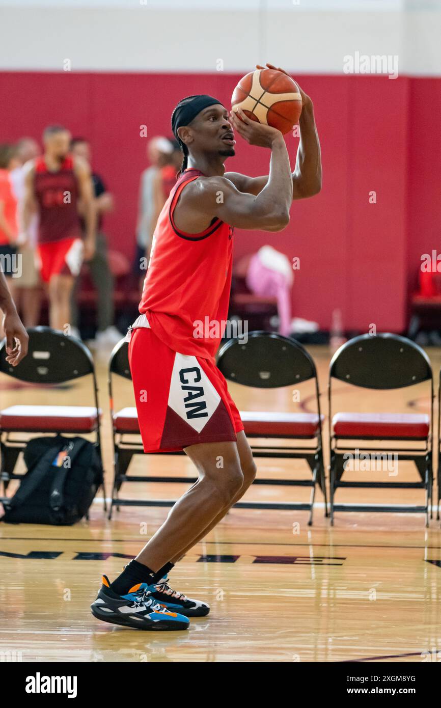 Oklahoma City Thunder Point Guard Shai Gilgeous-Alexander practicing ...