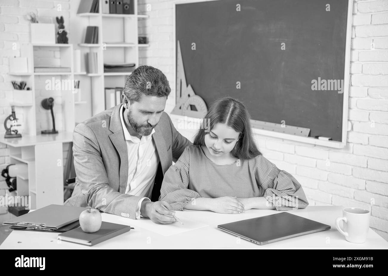 Busy classroom Black and White Stock Photos & Images - Alamy