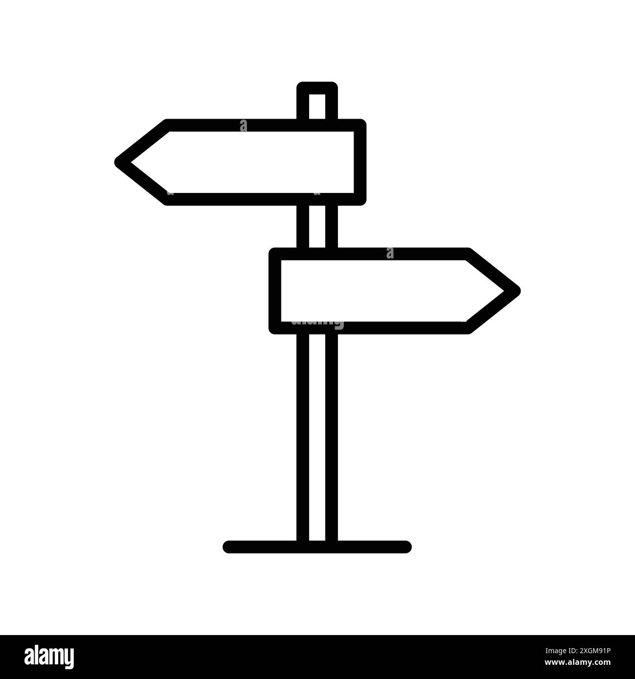 road sign icon vector design template in white background Stock Vector ...