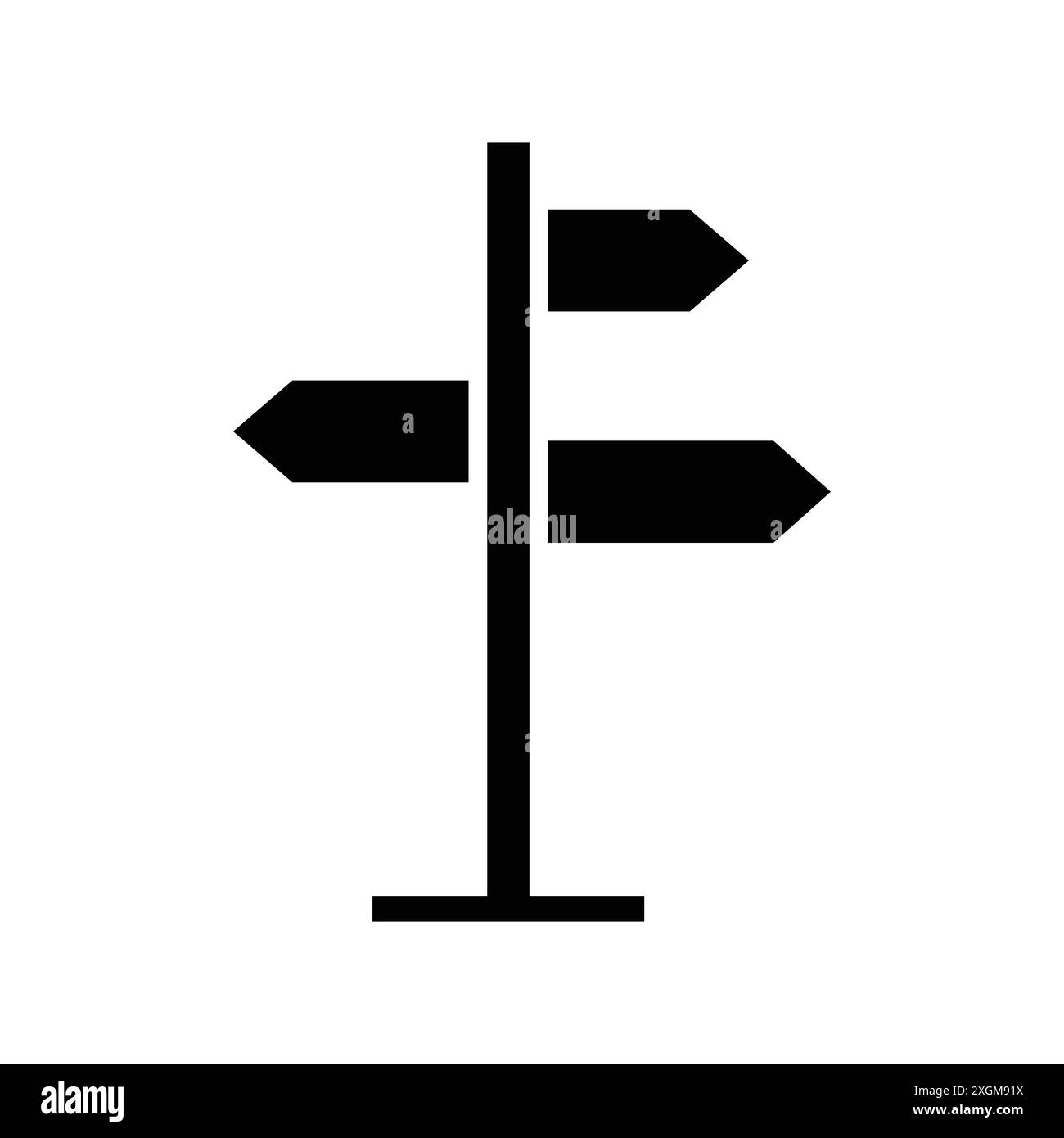 road sign icon vector design template in white background Stock Vector ...