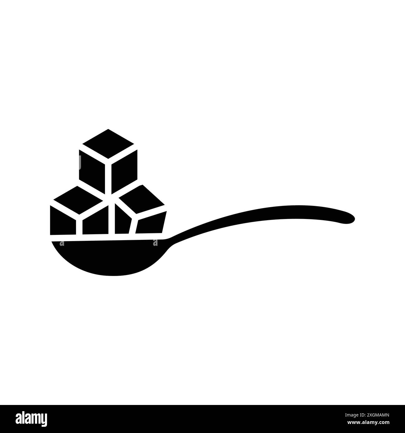 sugar icon vector design template in white background Stock Vector ...