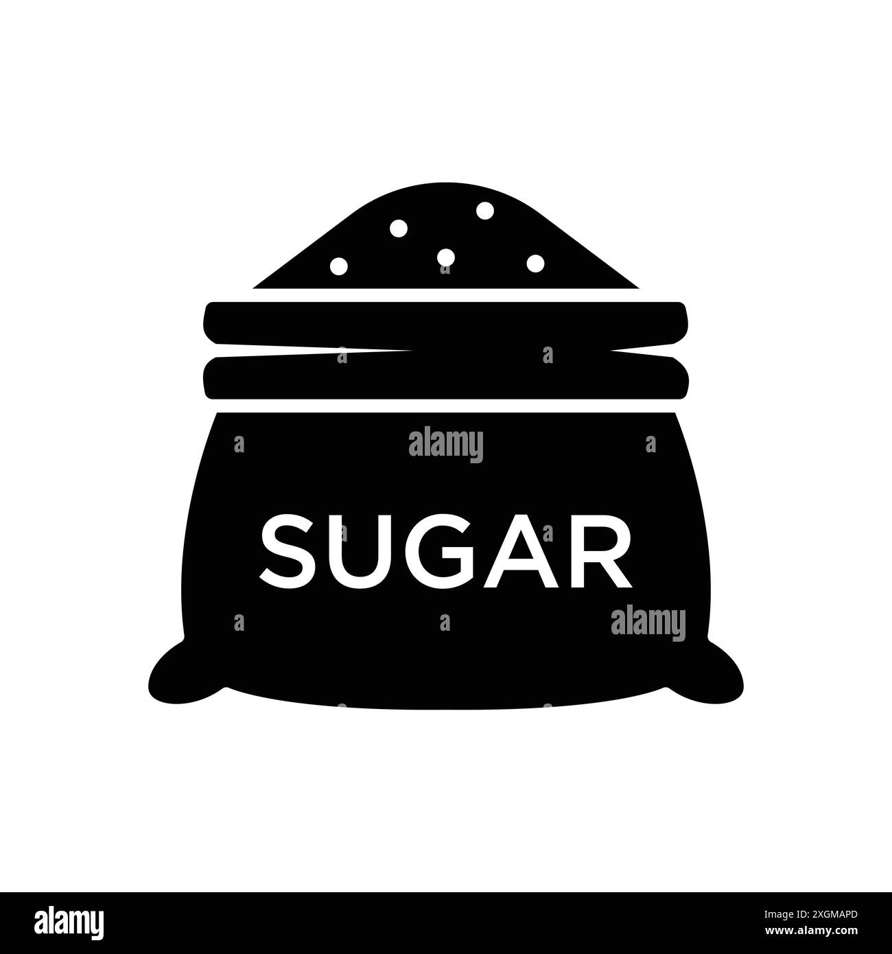 sugar icon vector design template in white background Stock Vector ...