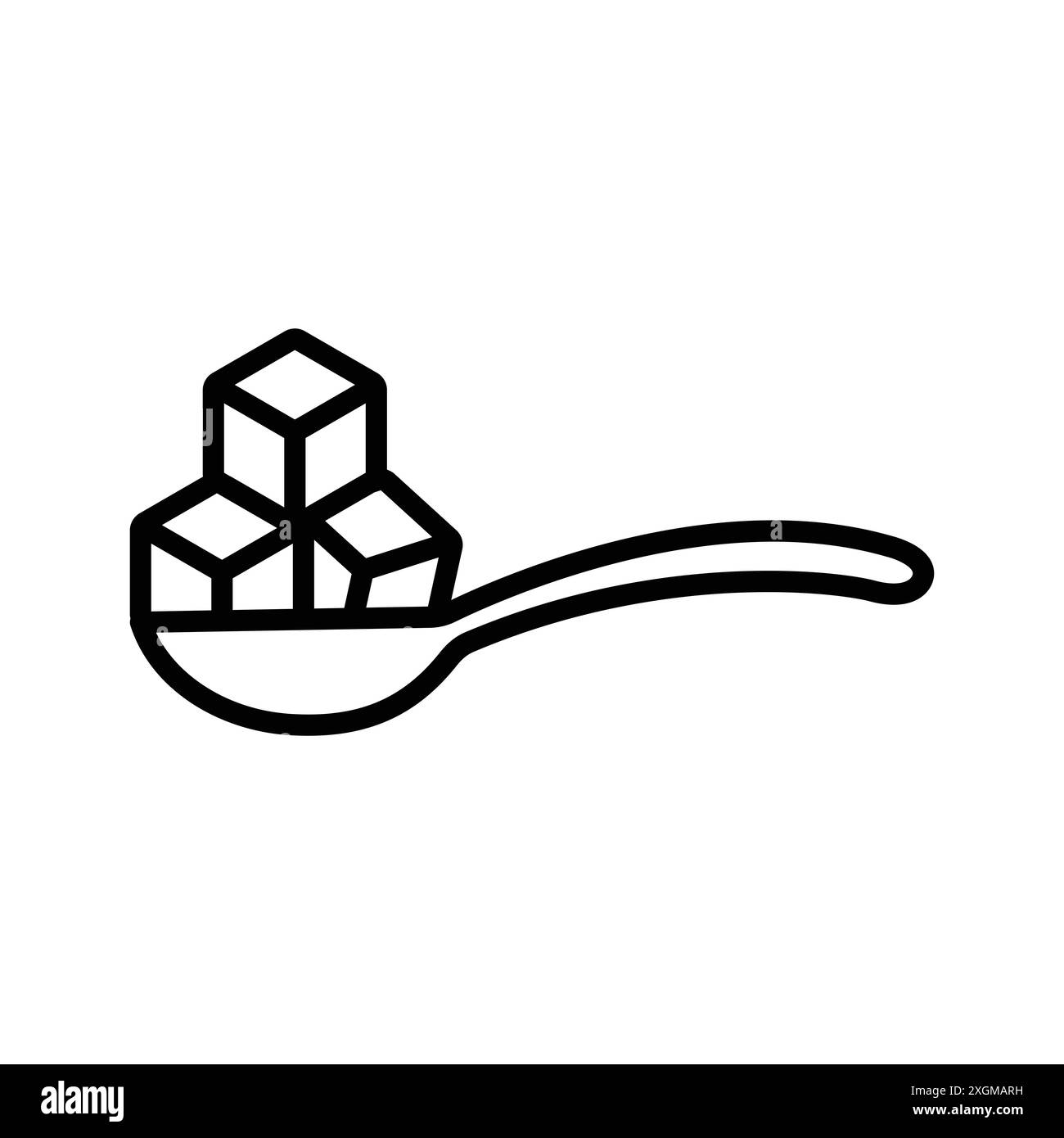 sugar icon vector design template in white background Stock Vector ...