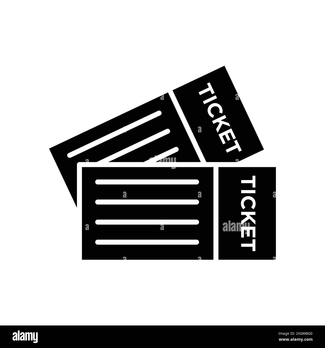 ticket icon vector design template in white background Stock Vector ...
