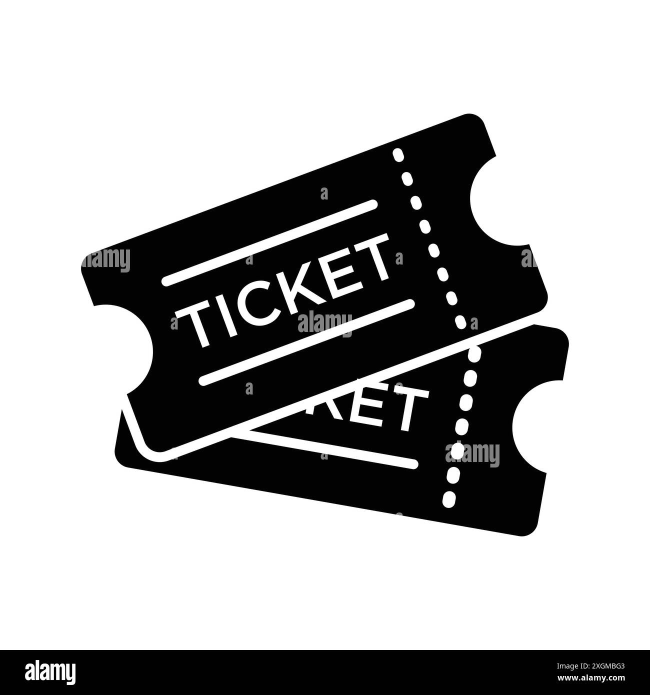 ticket icon vector design template in white background Stock Vector ...