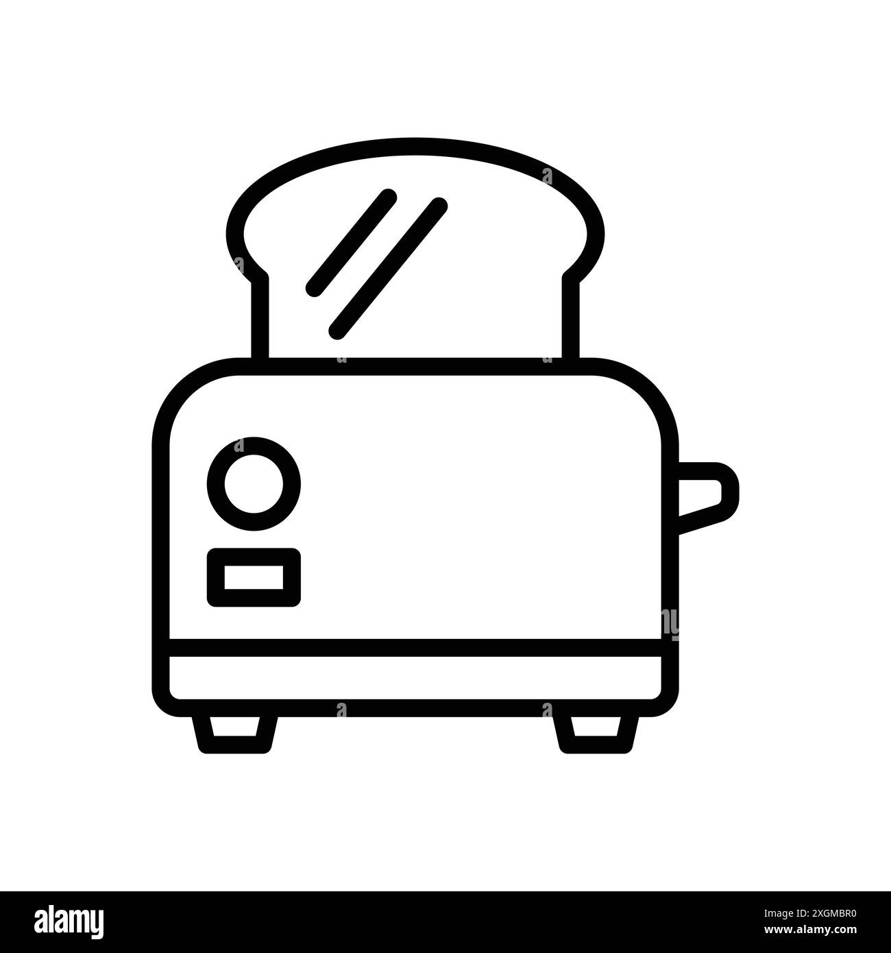 toaster icon vector design template in white background Stock Vector ...