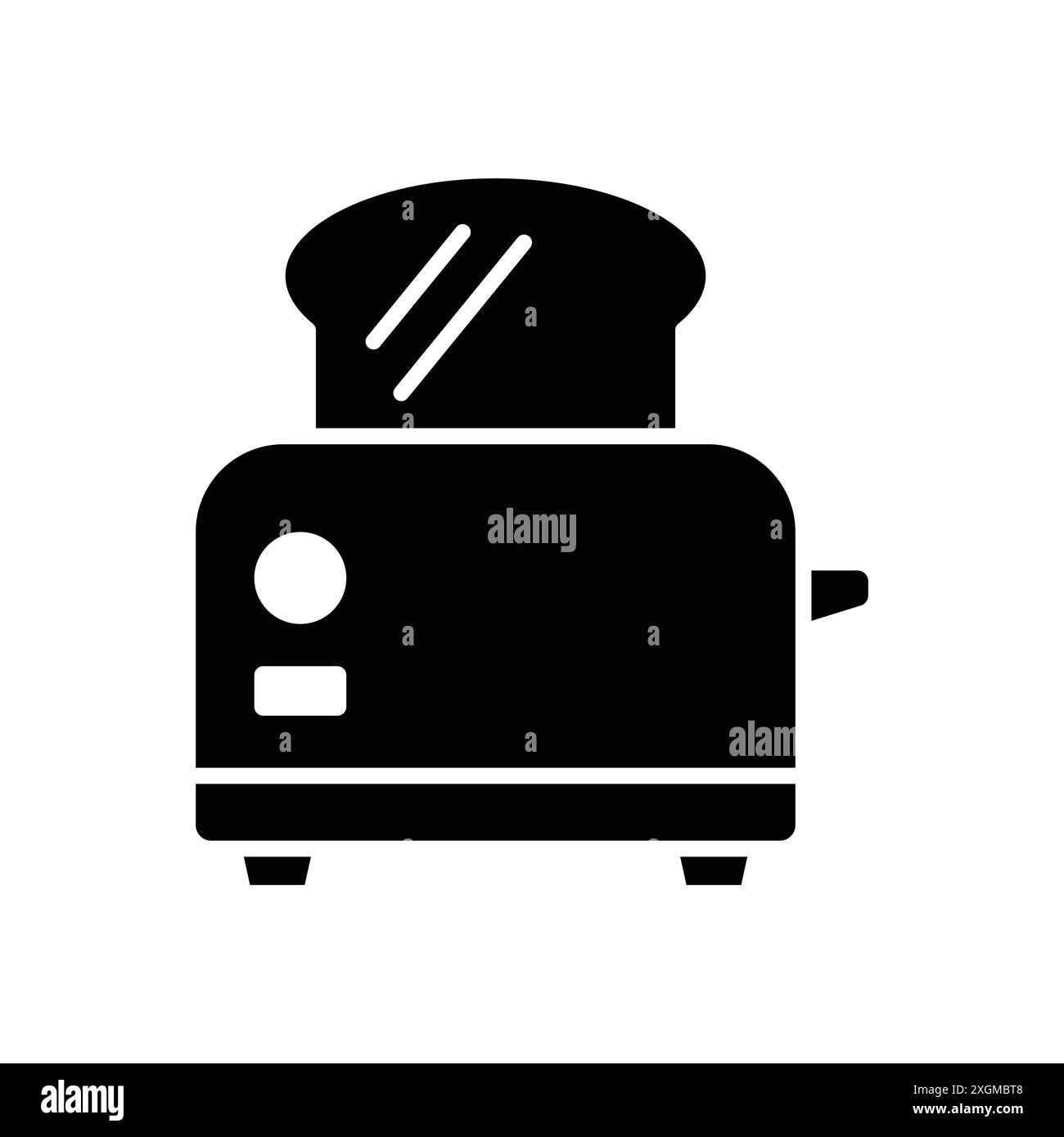 toaster icon vector design template in white background Stock Vector ...