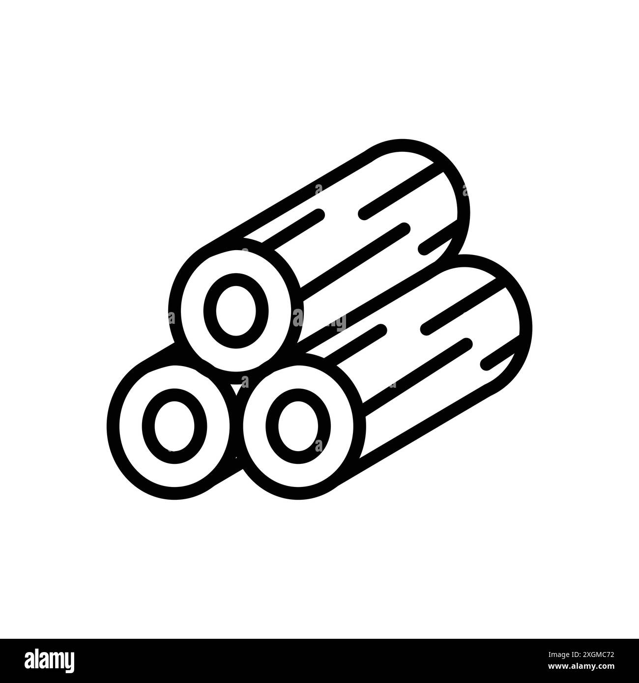 wood log icon vector design template in white background Stock Vector ...