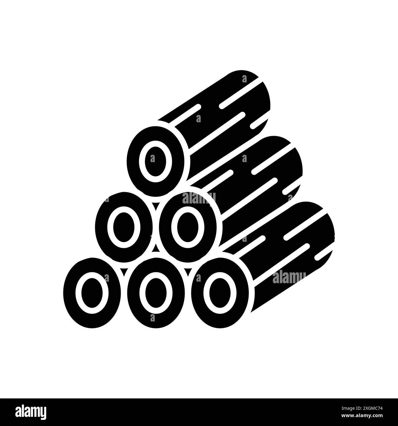 wood log icon vector design template in white background Stock Vector ...