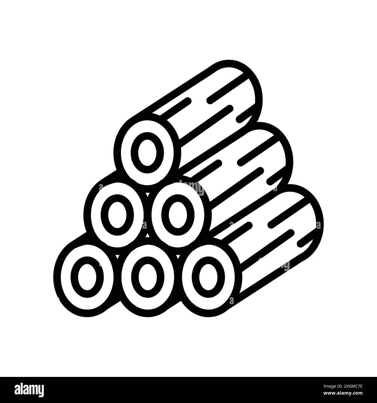 wood log icon vector design template in white background Stock Vector ...