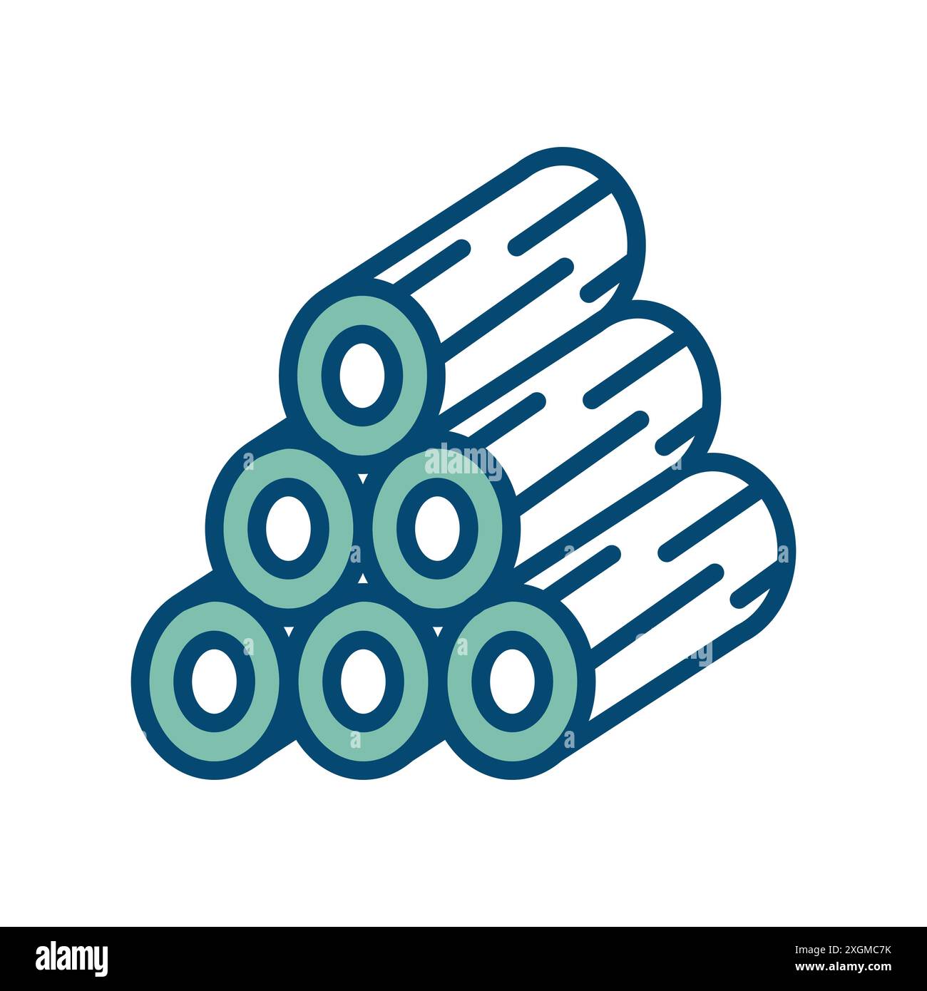 wood log icon vector design template in white background Stock Vector ...