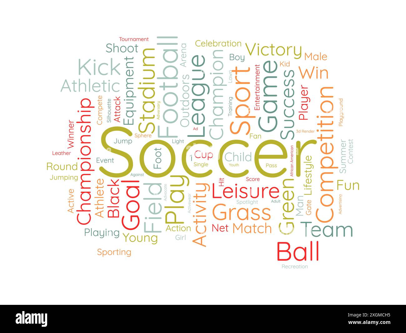 Soccer field cartoon background Cut Out Stock Images & Pictures - Alamy