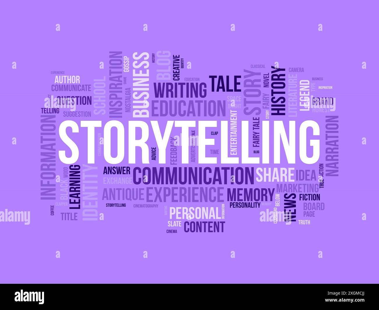 Storytelling wordcloud template. Literature concept vector background ...
