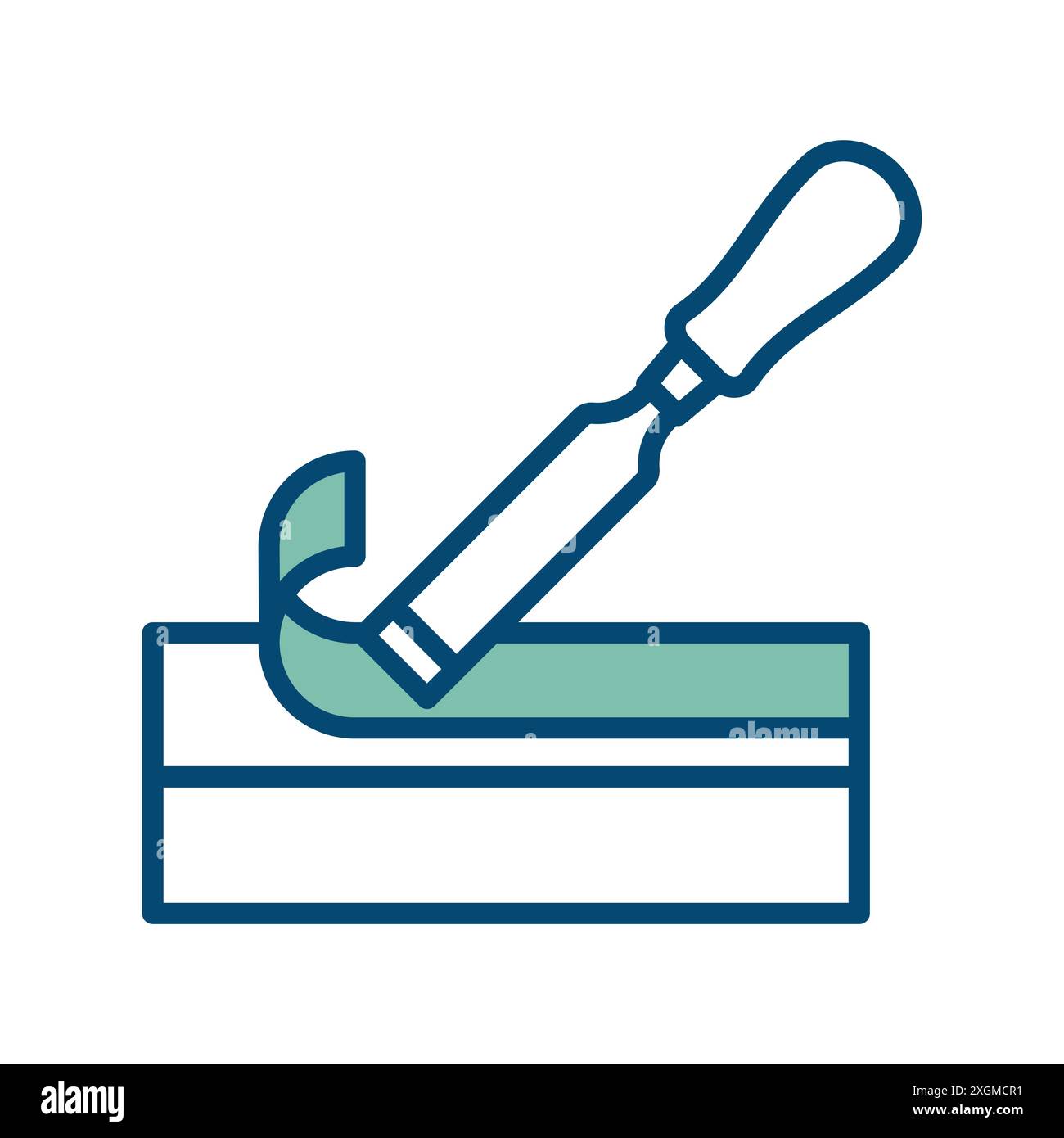 chisel icon vector design template in white background Stock Vector ...